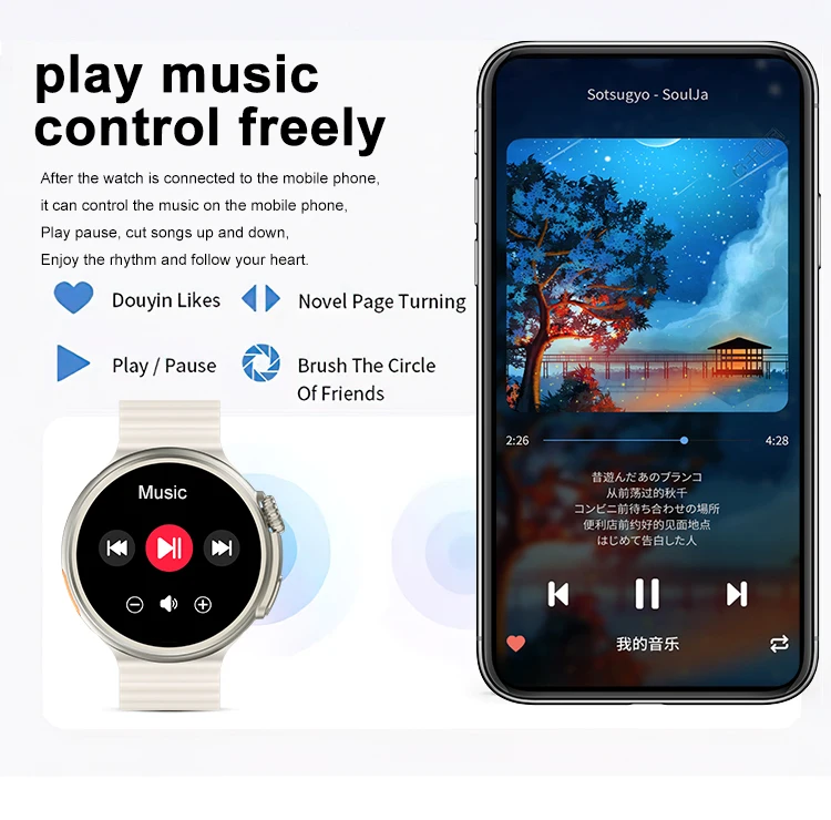 Smart Watch Z78 Ultra Amoled Gps 1.52inch Bt Call Nfc Smartwatch Z78 ...