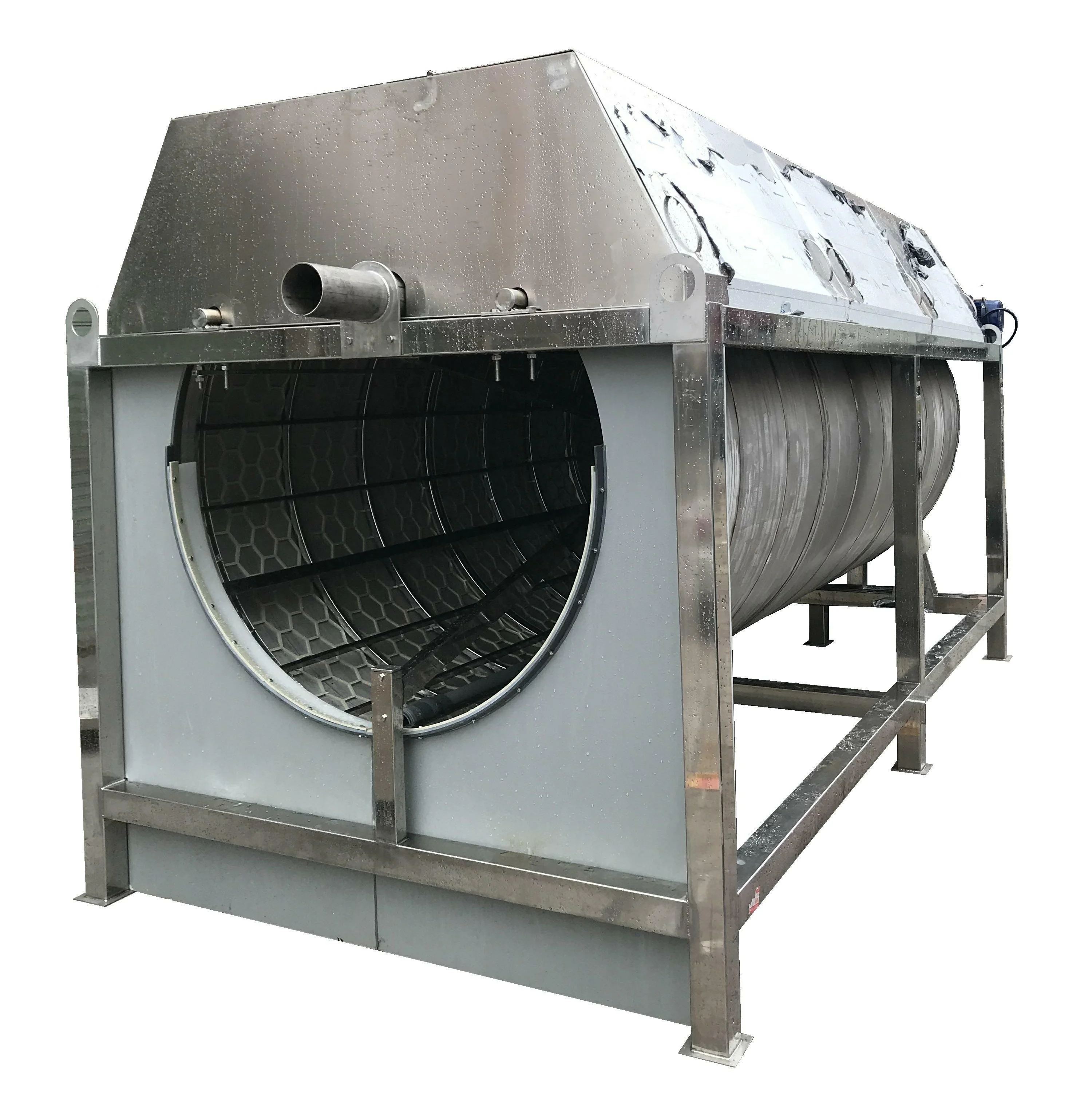 Drum Filter For Recirculating Aquaculture System - Buy Fish Farm Rotary ...