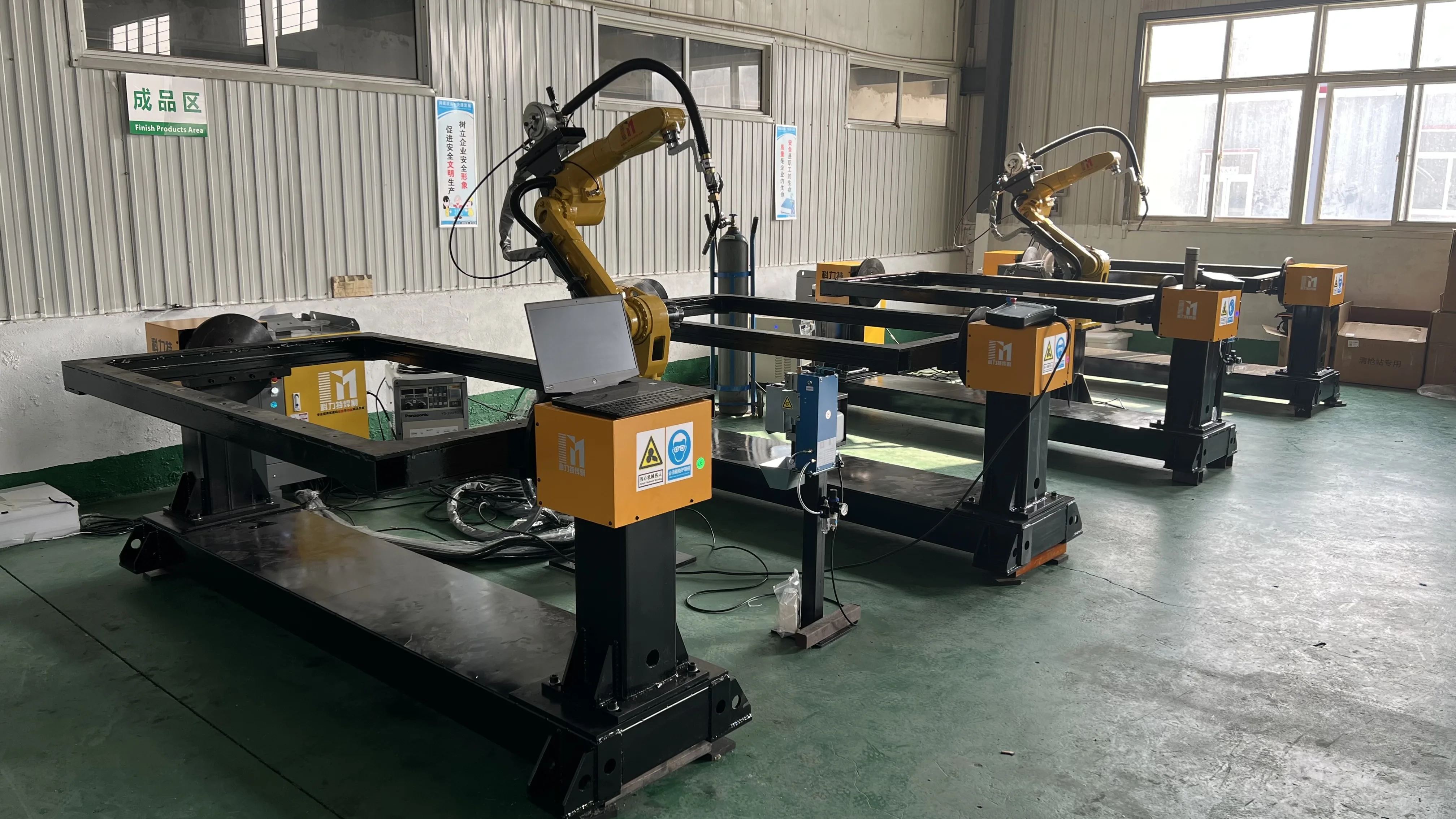 Welding Station With One Welding Robot And Two Welding Tables Improve ...