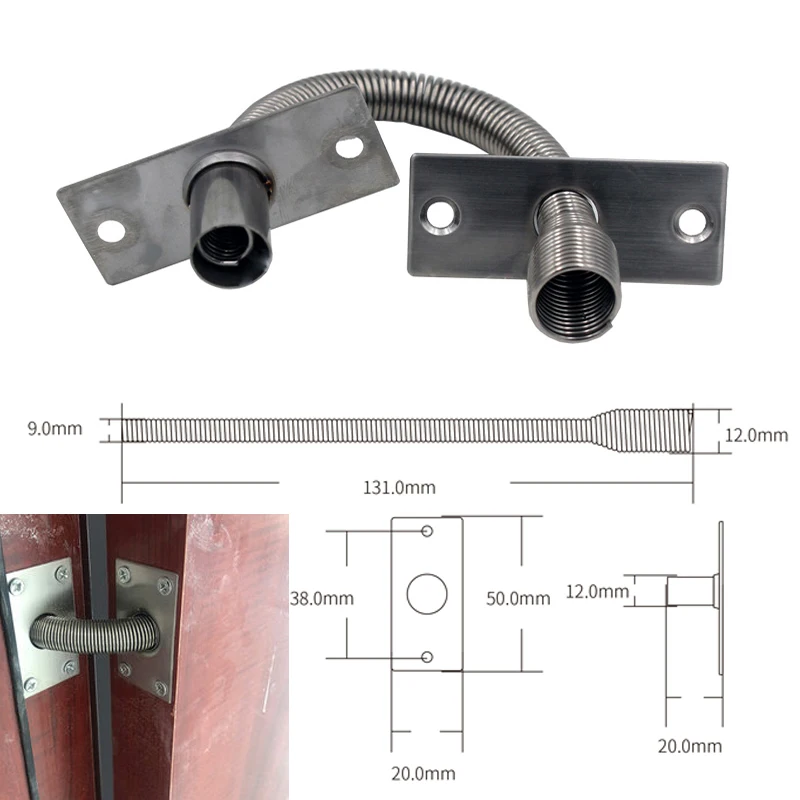 Stainless Steel Door Loop Exposed Mounting Protection Sleeve Access ...