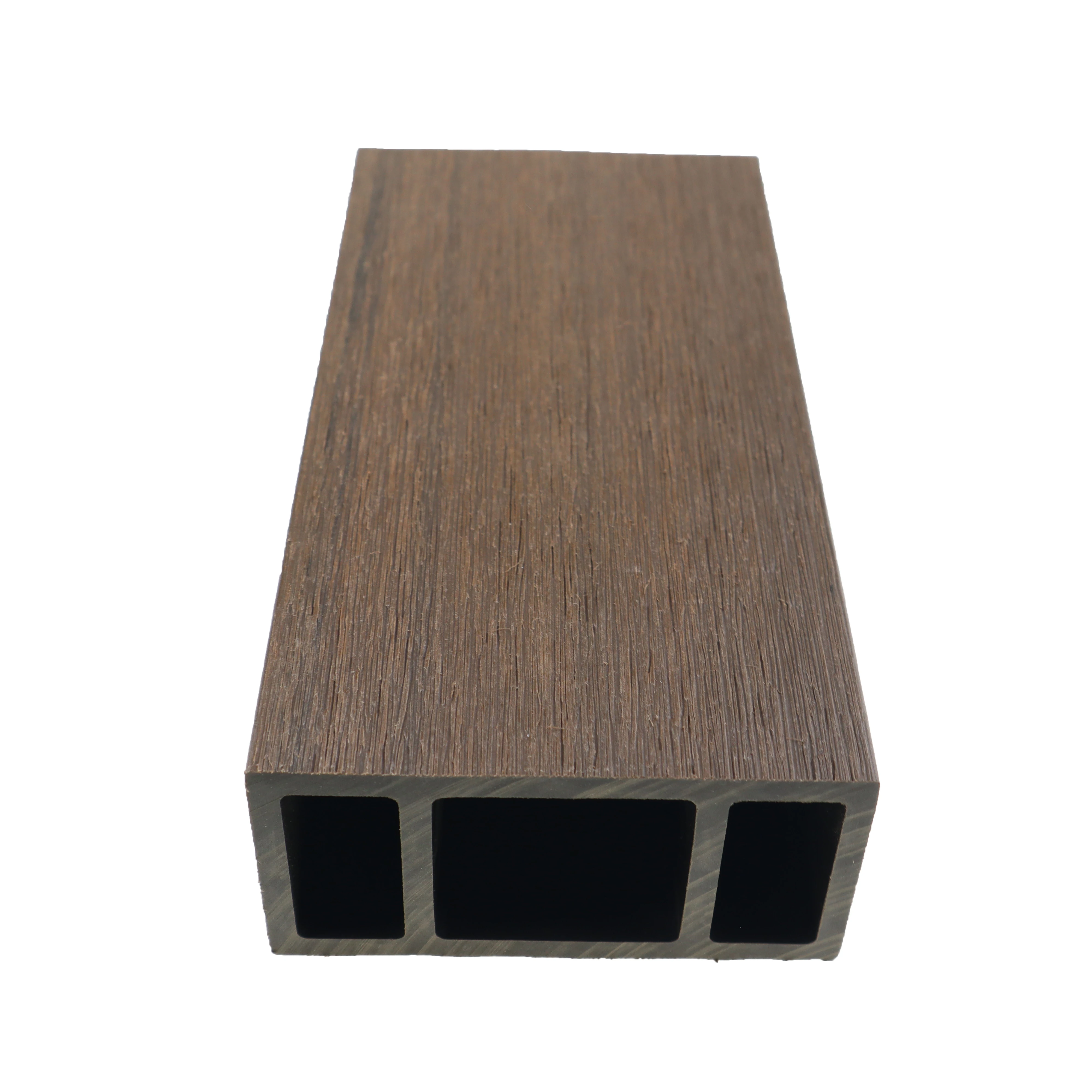 100x50mm Square Wpc Profile Outdoor Wpc Timber Tube Durable Hollow ...