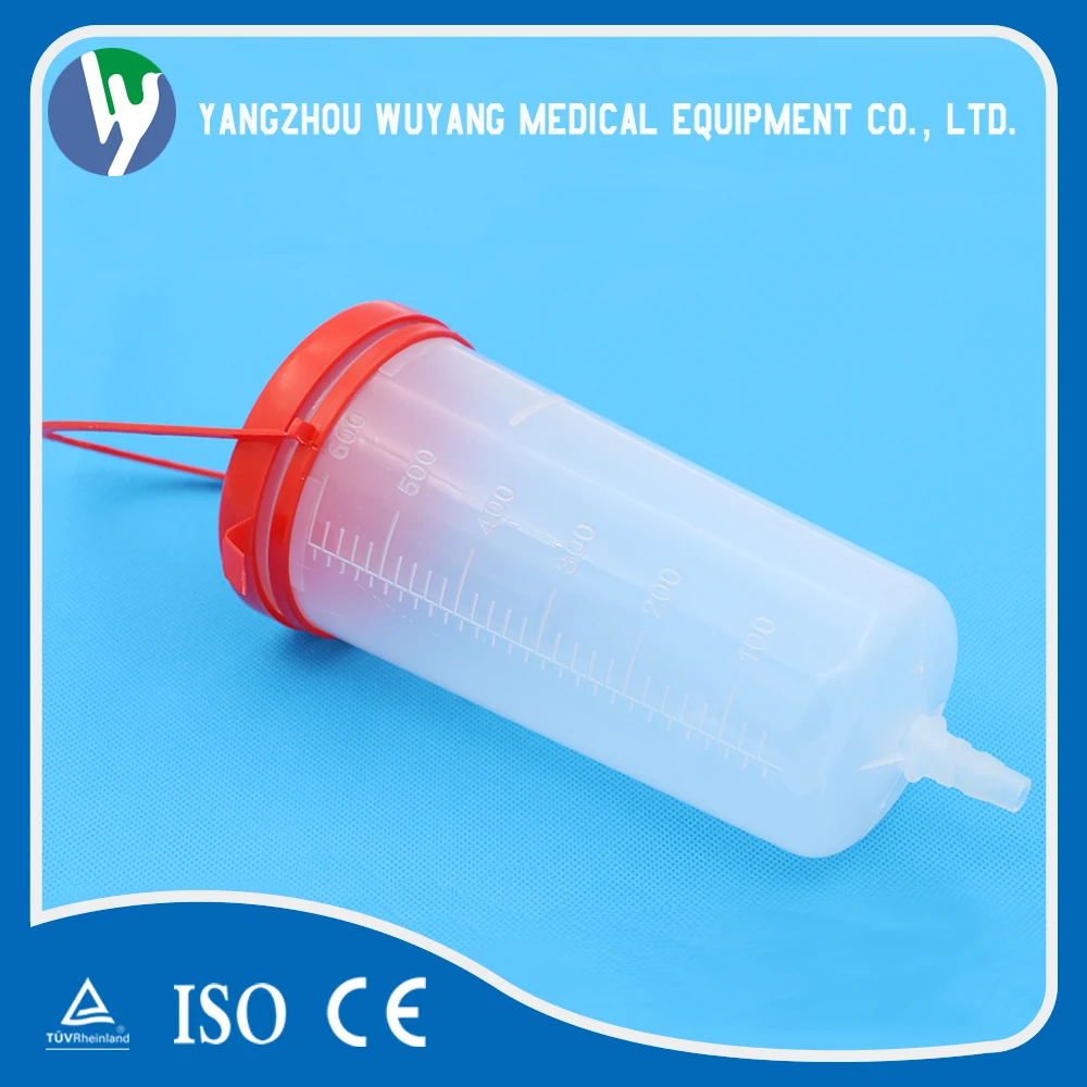 Single Use Medical Enteral Feeding Gravity Bottle - 600ml