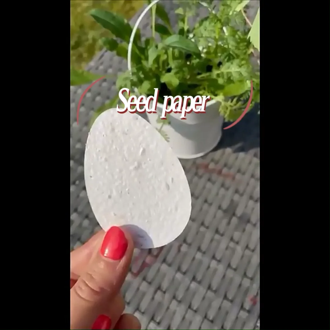 Custom Eco Friendly Paper Seed Printing Brand Logo Candle Dust Protectors Candle Dust Cover ...