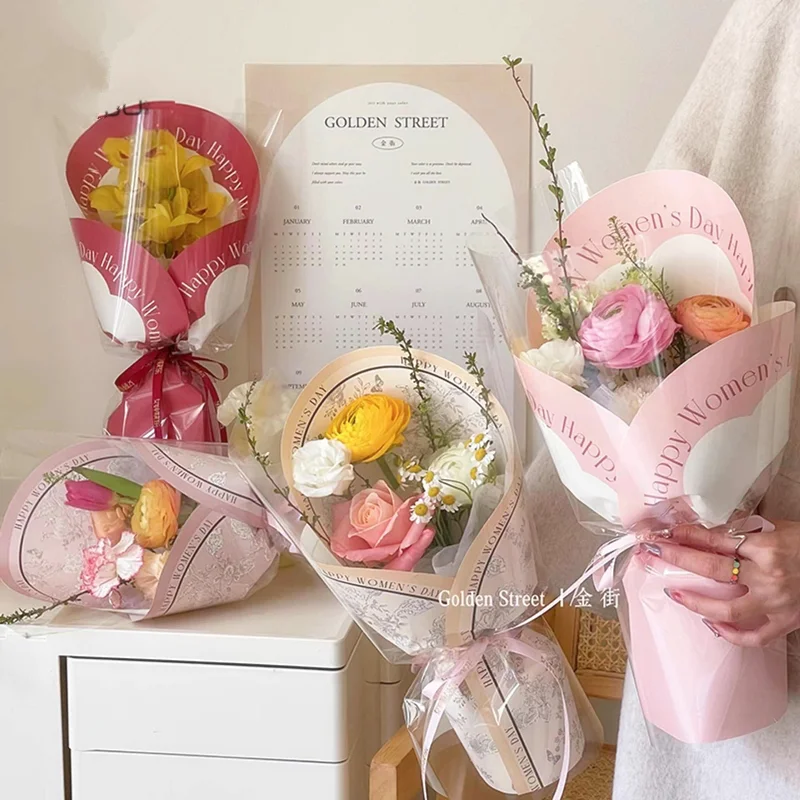 Wholesale Gift Bouquet Wrapping Paper Roll Fresh Flower Wrapping Paper ...