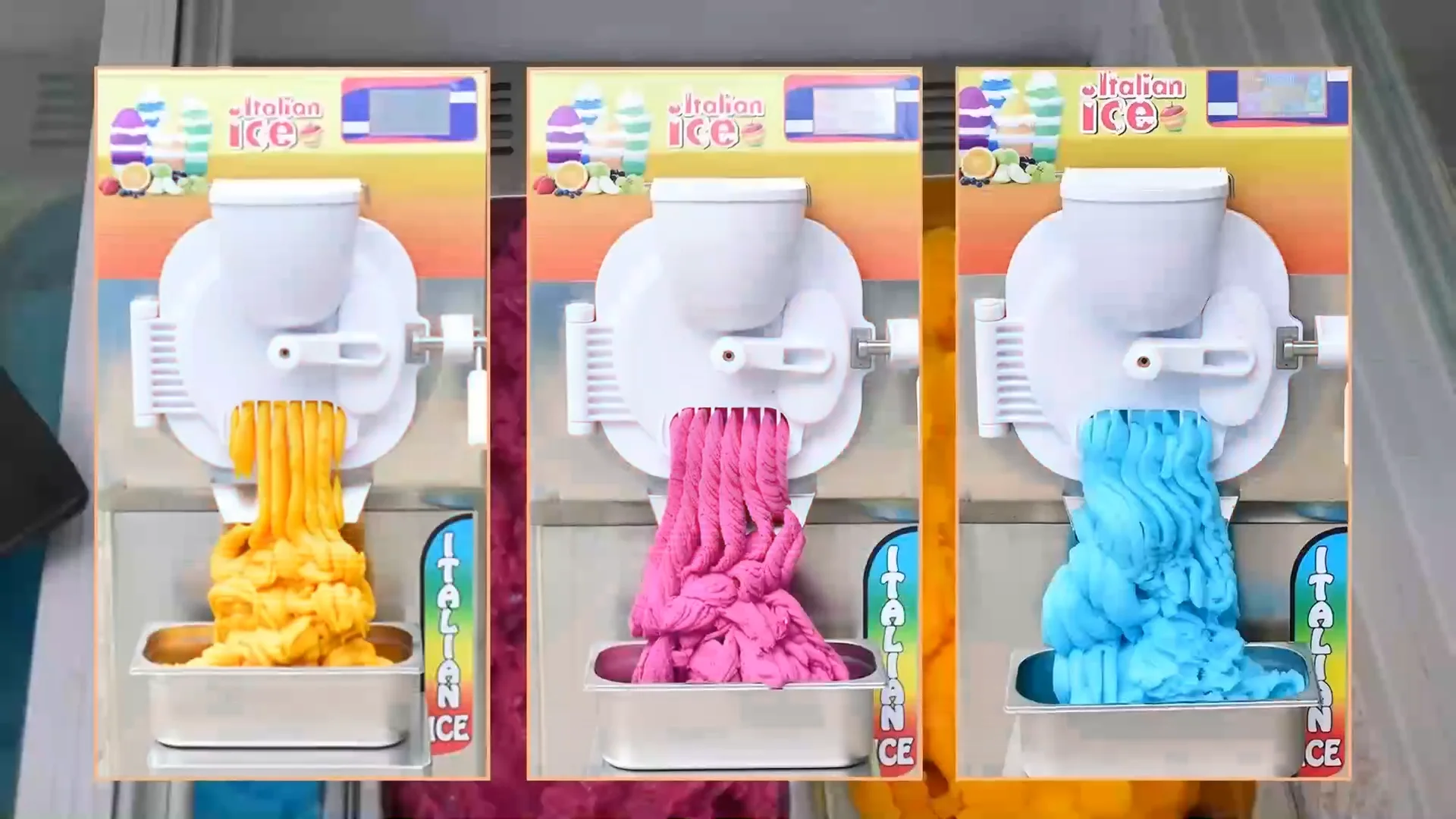 Kolice Etl Ce Iso Gelato Italian Ice Maker/italian Water Ice Cream ...