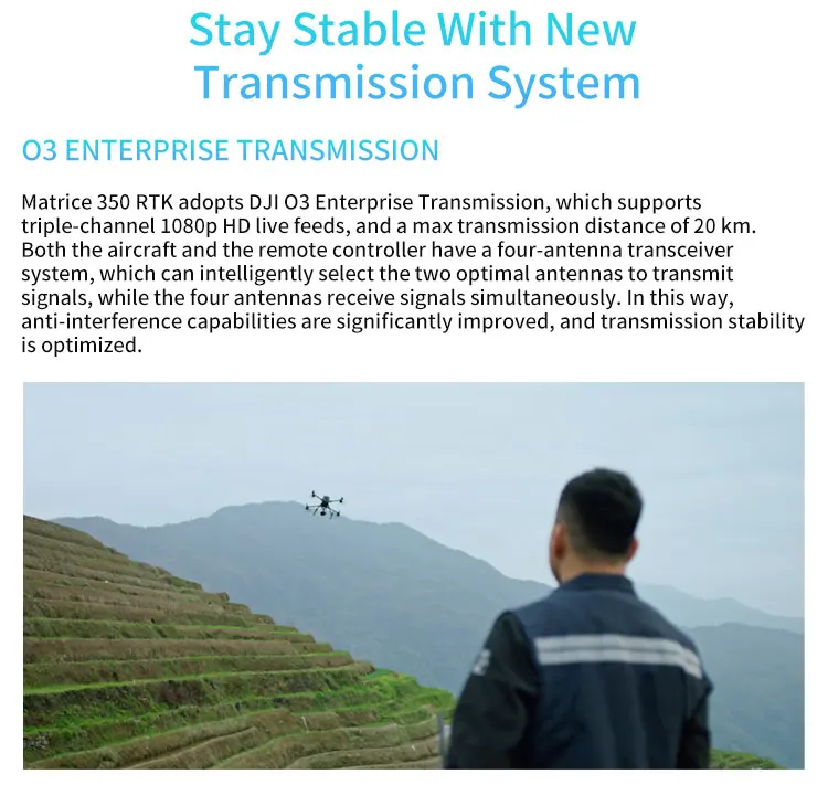 Dji Matrice 350 Rtk Drone With 55 Mins Max Flight Time 15km Fpv Distance Vs M300 Rtk Drone M350 ...