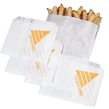 Grease Resistant Fry Chicken Bag Food Grade Greaseproof Fast Food ...