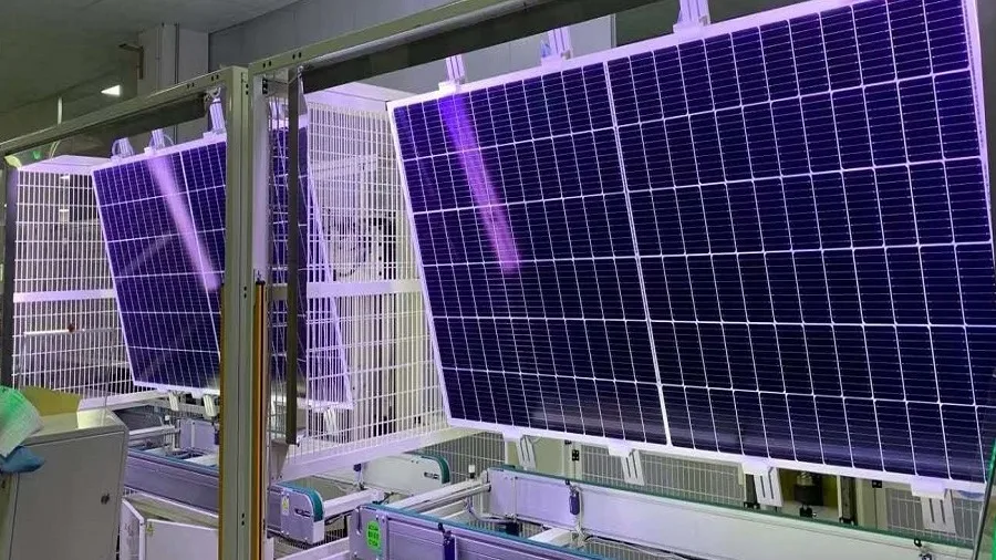 Módulo Pv Solar De Silicio Amorfo,Panel De Modulos De Cereza,Conector ...