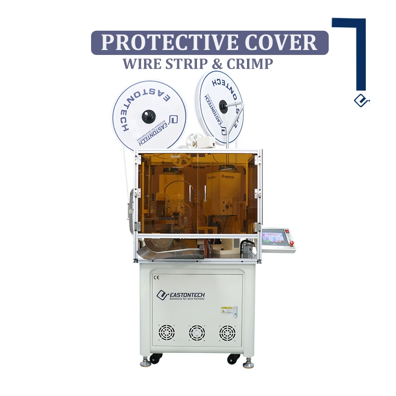 Ew-801 Fully Automatic Wire Stripping Crimping Machine For Awg28-awg12 ...