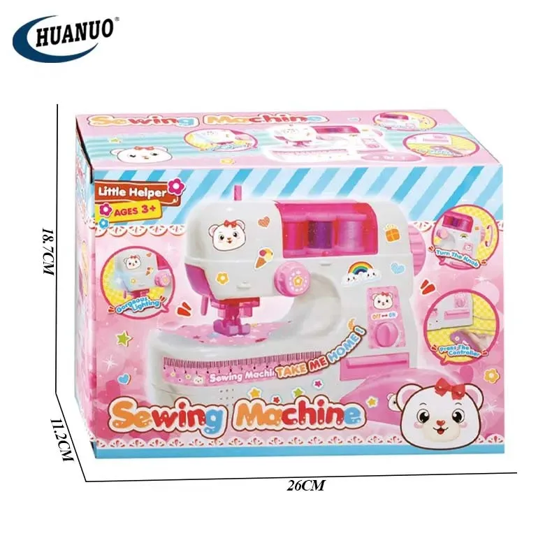 Children Mini Sewing Machine Toy Plastic Toy Sewing Machine Play House ...