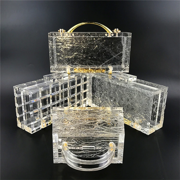 Wholesale Trendy Party Acrylic Transparent Bag Women Evening Bag Clear ...