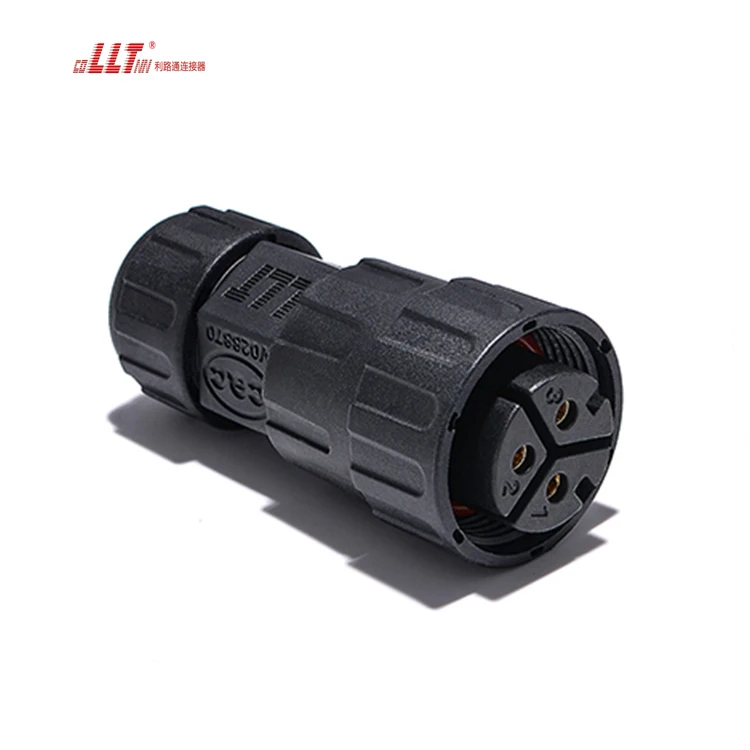 3pin LLT Connector M25 Male Female Connector 2 3 4 5 6 7 8 3+8 Pin Led ...