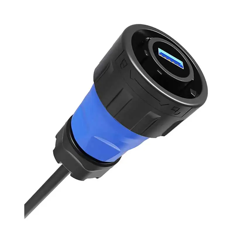 Oswell Usb Panel Mount Usb Port Waterproof Usb 3.0 Cable Connector For ...