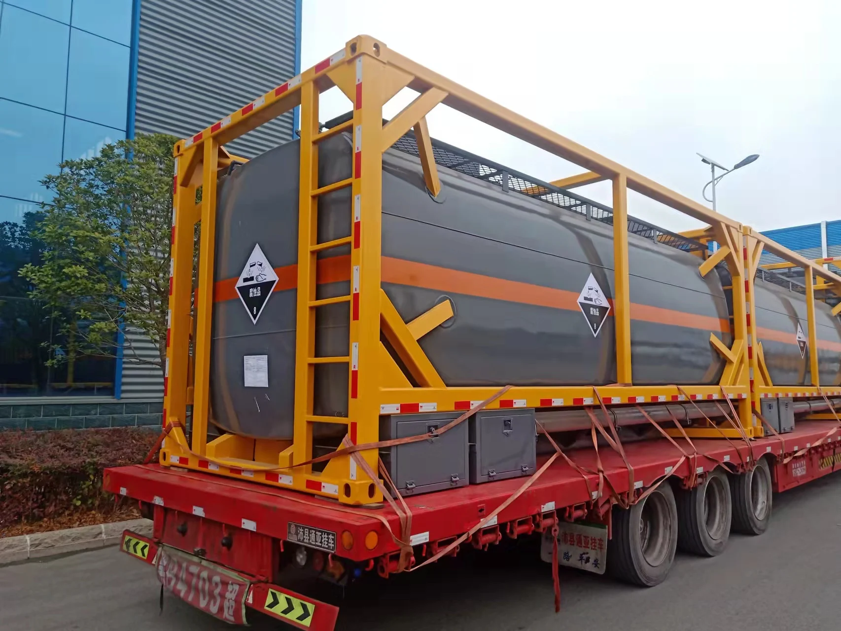 Customised 20ft 23000litres Hydrochloric Acid/chemical Liquid Tank ...