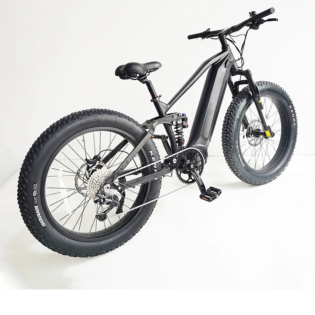 10 Speed Steel 48v 20ah Lithium Battery Fast Speed 50km/h 26" Fat Tires ...