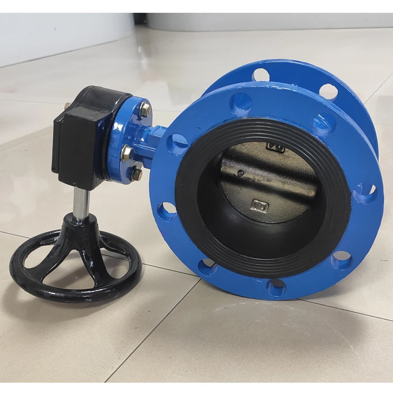 Flanged Concentric Butterfly Valve Nbr/epdm Seat Manual Butterfly Valve ...