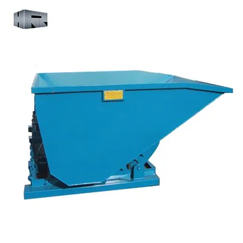 Heavy Duty Waste Recycle Tipper Bin Scrap Metal Tipping Hopper Steel ...