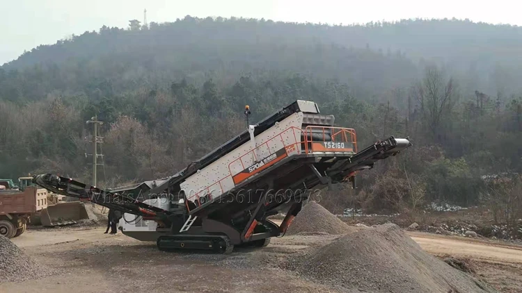 Complete Crawler Quarry Crushing Plants Mobile Stone Impact Crusher ...