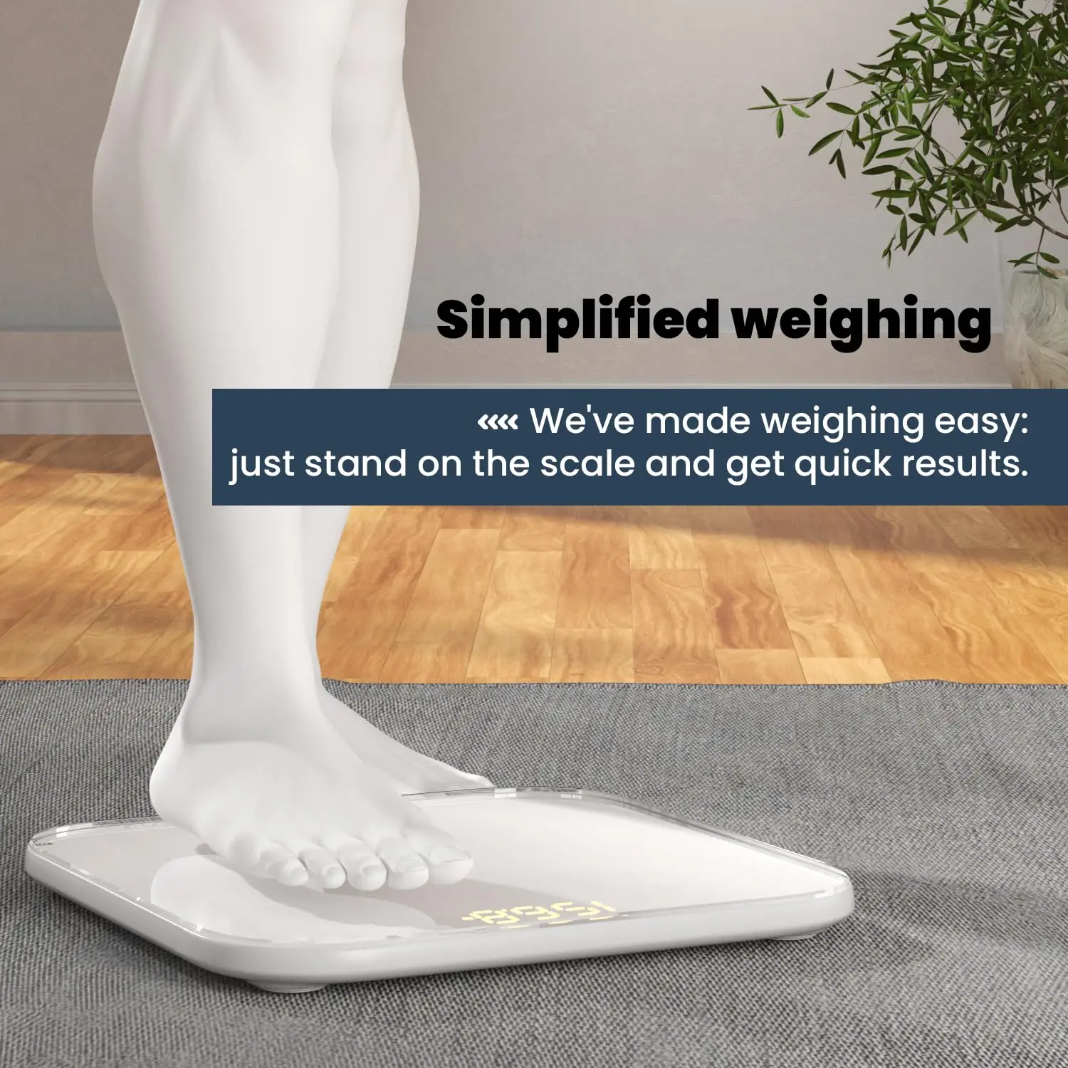 Household Personal Scale for Body Weight 396LB Digital Body Weighing ...