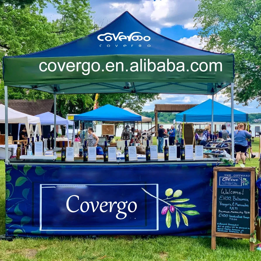 Outdoor Stall Four Corner Big Umbrella Sunshade Shed