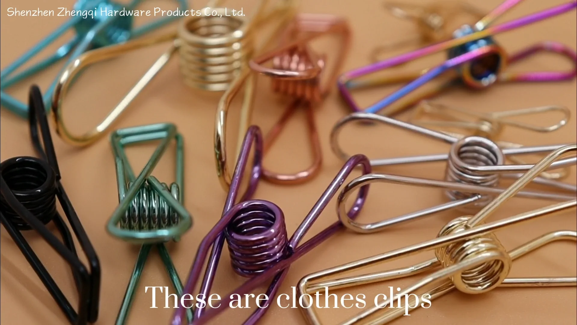 Multi-purpose Metal Wire Utility Metal Clips Clothes Pins Stainless ...