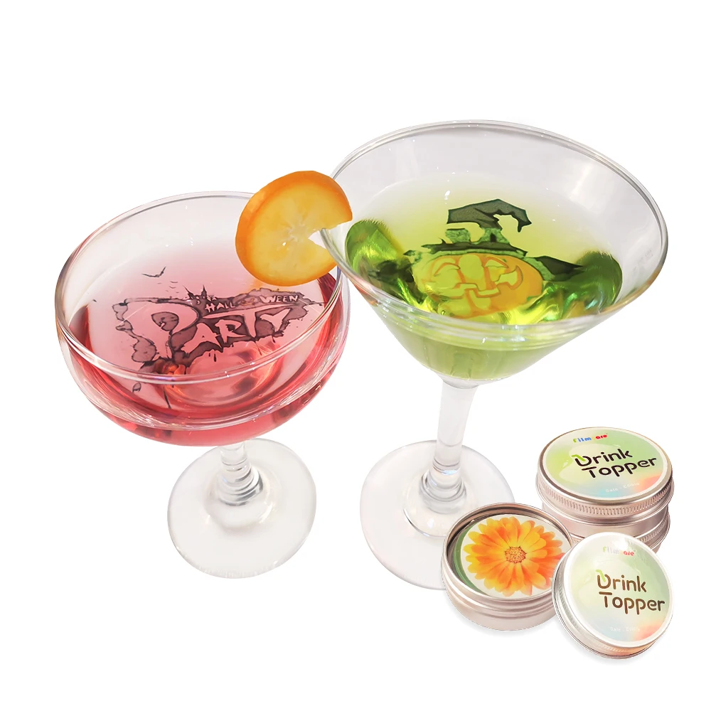 Blank A4 Sheet Transparent Color Edible Drink Topper Film Paper - Buy ...