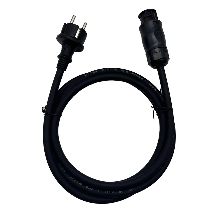 S+ Certificated Swiss Waterproof Plug IP55 AC Power Cord with Betteri ...