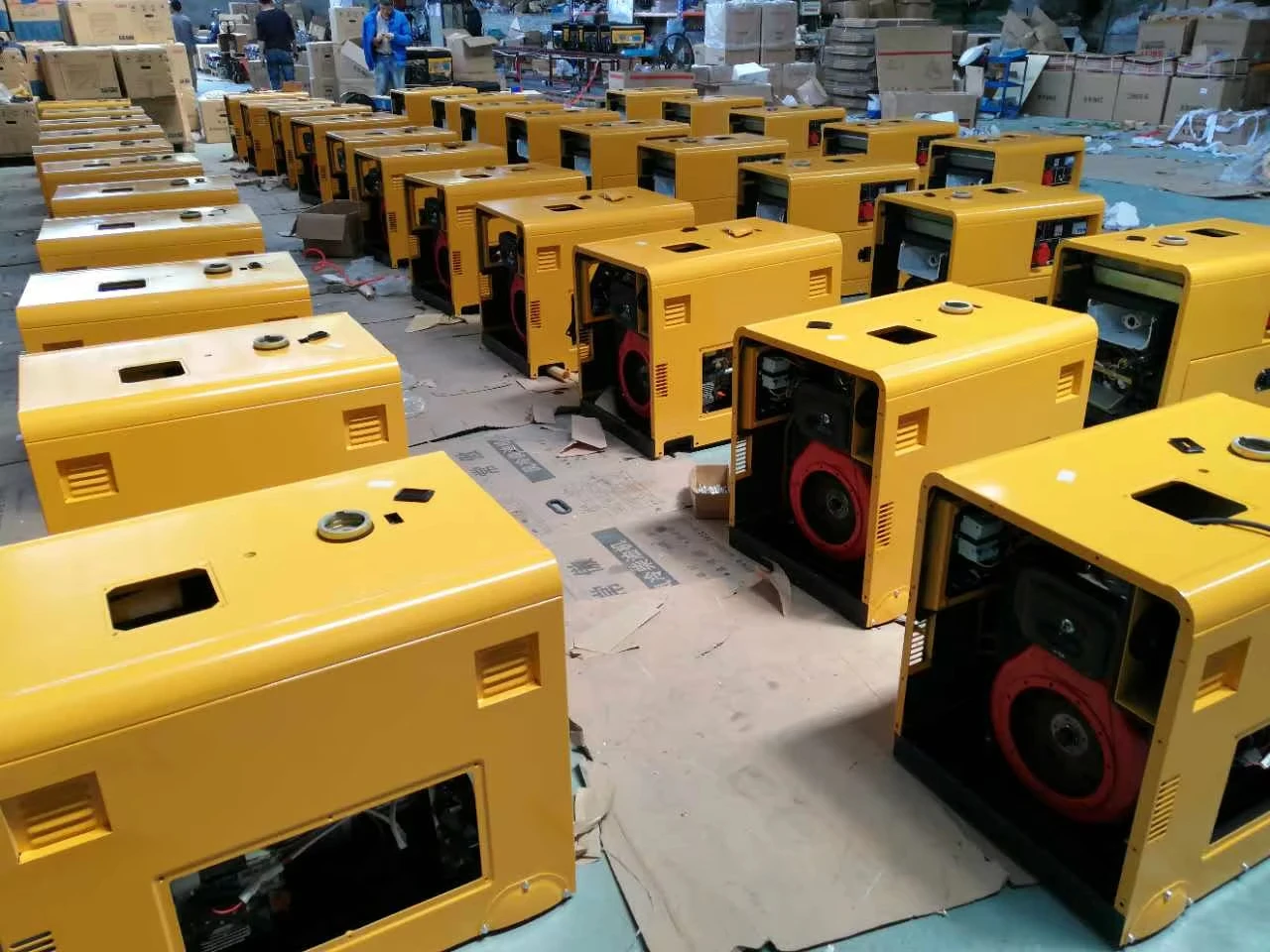Gasoline Generators Set Super Quiet 220v 50hz 3500w 5000w Portable ...