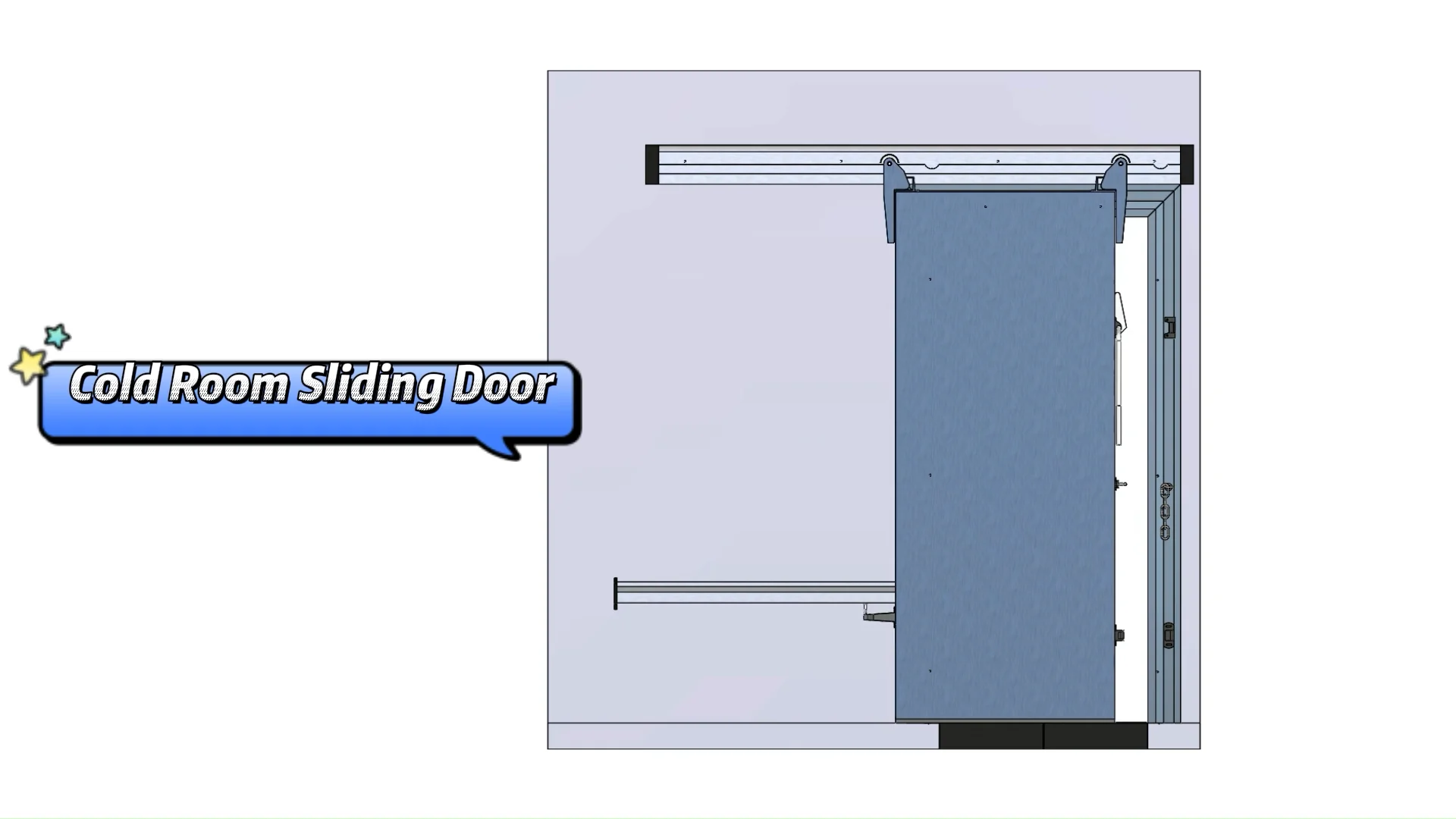 Sliding Door For Cold Room Storage - Buy Cold Room Door,Sliding Door ...
