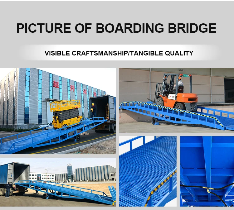 Container Cargo Unloading Platform Boarding Bridge Large Goods Vehicle ...