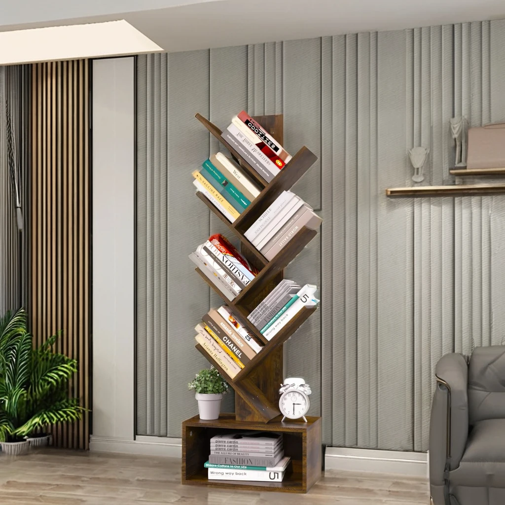Creative Simple Mini Wooden Bookshelf - Modern & Extendable