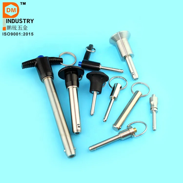 Stainless Steel Line Array Lock Pin Button Handle Quick Release Pin ...