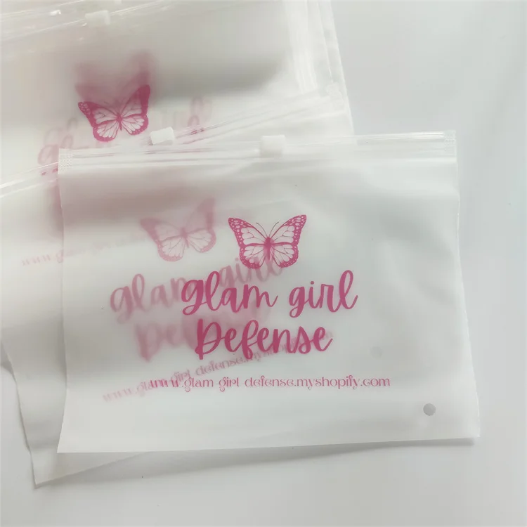 Hot Selling Customized Black Clothing Zip Lock Poly Bags For Packaging ...