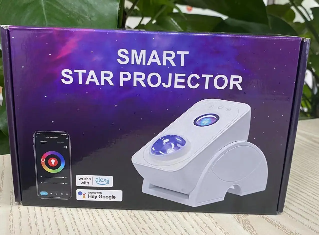 2023 App Control Smart Star Galaxy Projector Night Light Tuya Alexa ...