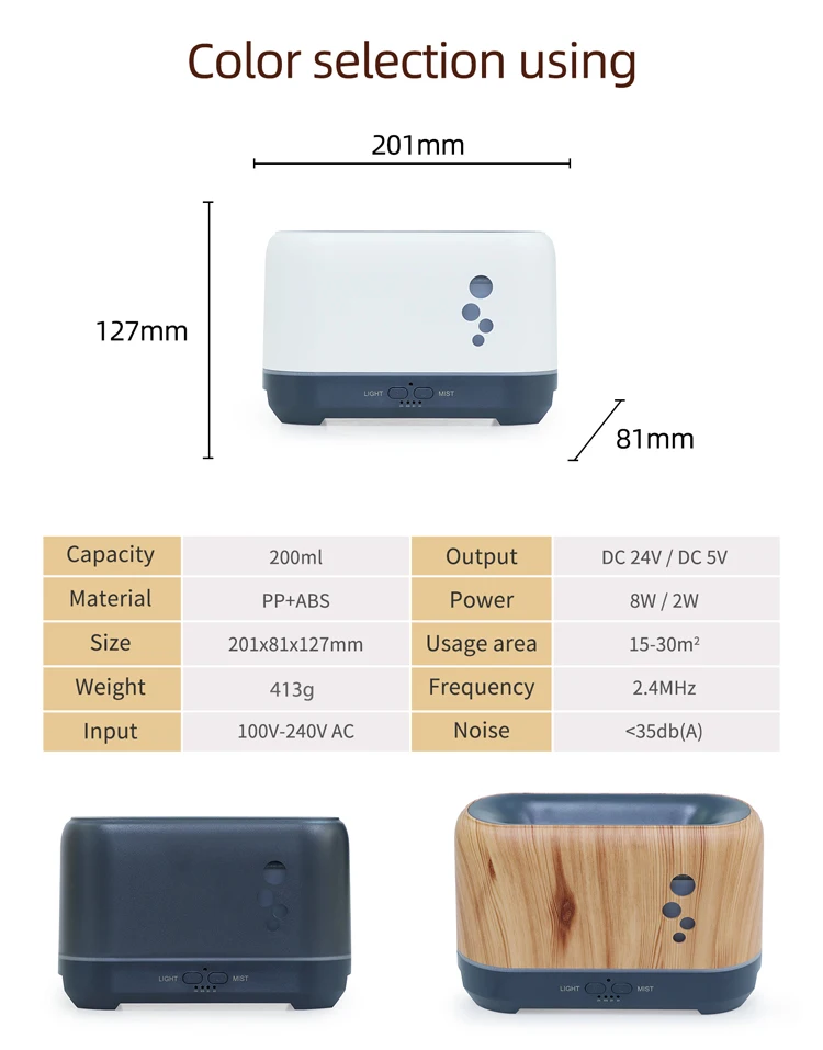 Oem 3d Fire Mini Aroma Diffuser Humidifier Large Capacity Modern ...