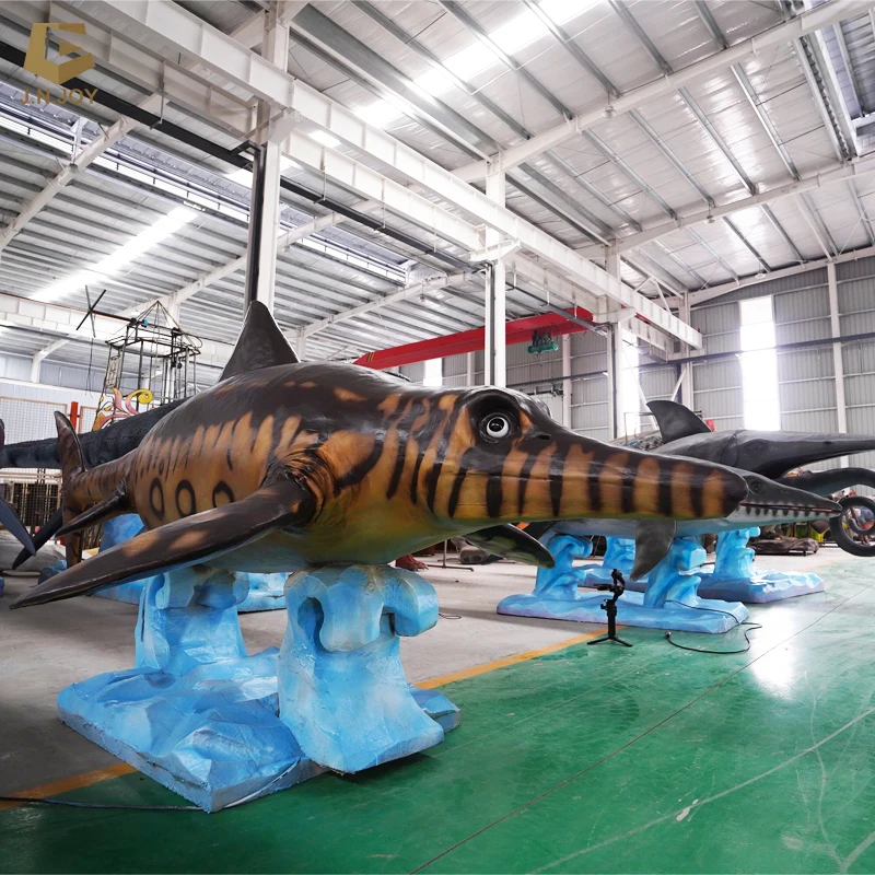 Jad-14 Realistic Robot Undersea Monsters Ophthalmosaurus Animatronic ...