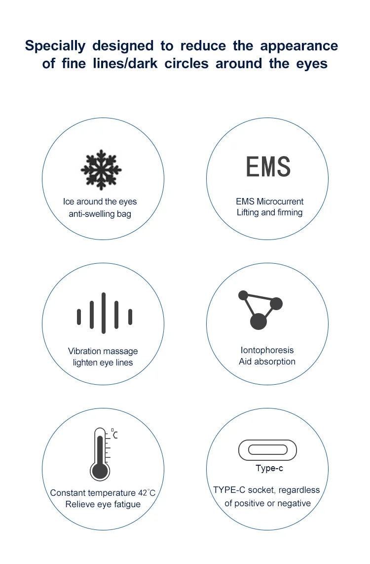 Beauti Product Dark Circle Vibration Anti Wrinkle Eye Lift Care Roller ...