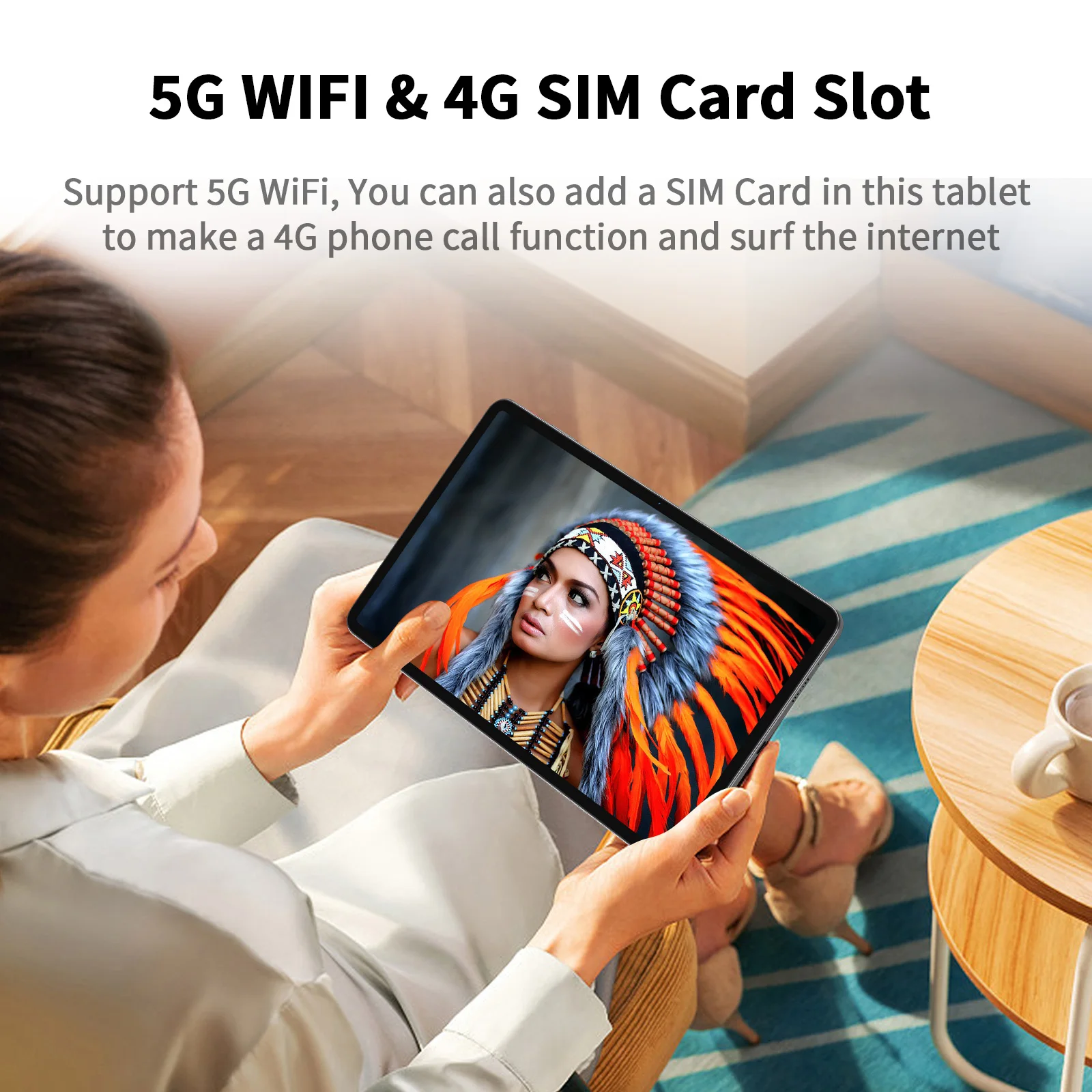 VASOUN 12 Inch Android 13 Tablet PC, 256GB ROM, 8GB RAM, Case Included ...