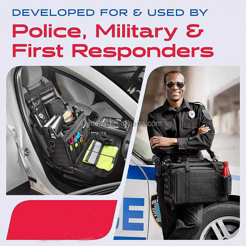 Custom Hanging Car Organizer Patrol Work Bags Large Capacity Removable ...