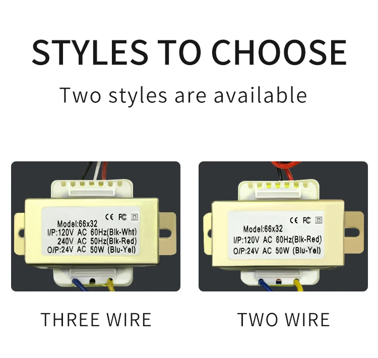 120v 240v To 24v 50w 50hz 60hz Electric Power Mini Transformer - Buy ...