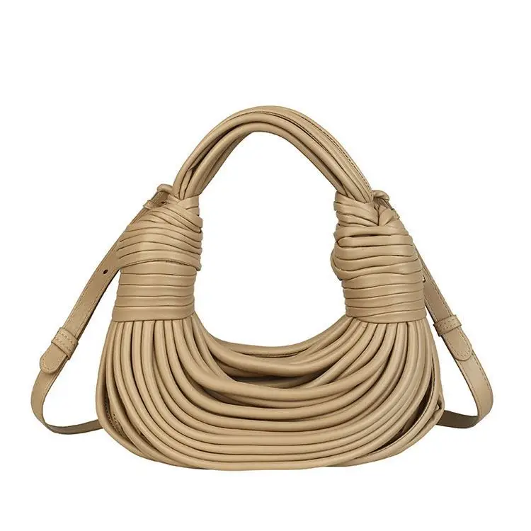Supply Luxury Shell Noodle Design Pu Solid Color Crossbody Shoulder Bag ...