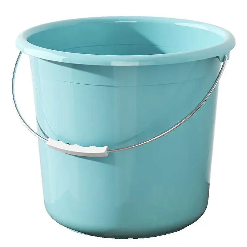 Thickened Laundry Bucket With Lid, Household Plastic Bucket, Student ...