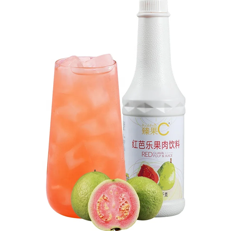 1.2kg Fruit Juice Concentrates Red Guava Syrup For Popular Drinks - Buy ...
