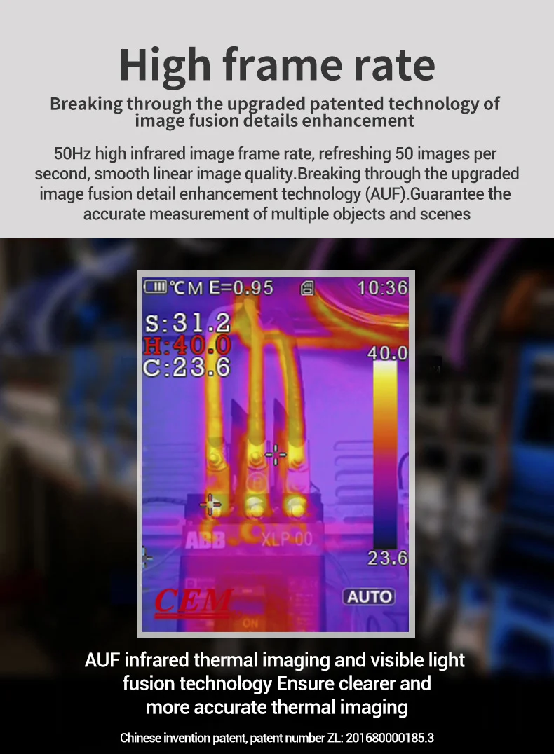 CEM DT-979E Thermal Camera - Accurate Industrial Measuring