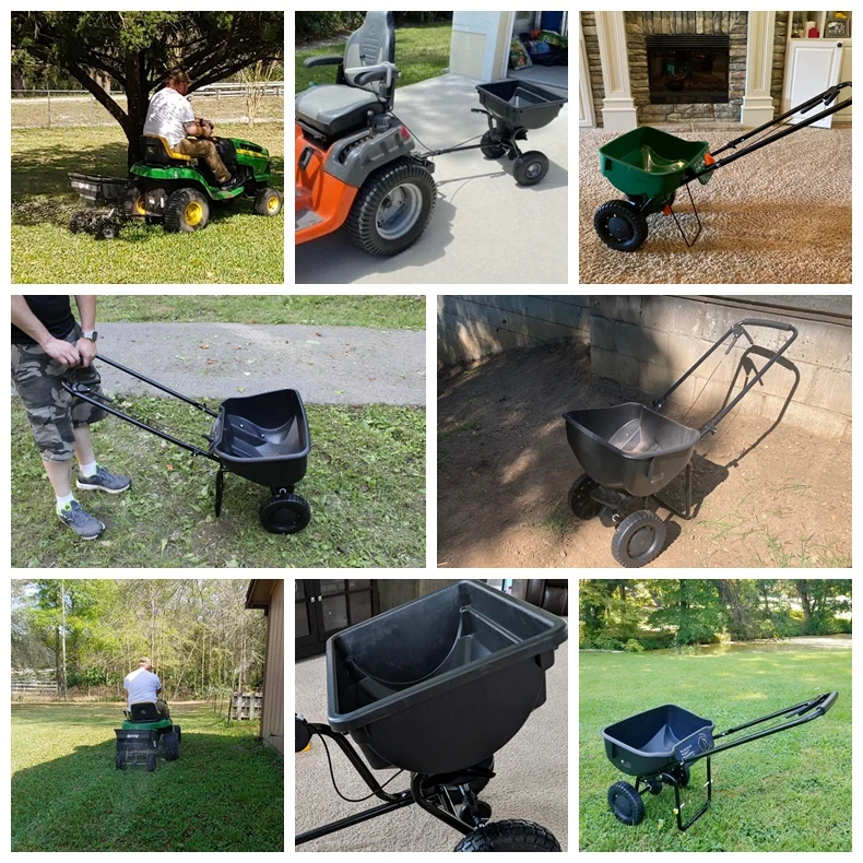 Efficient Fertilizer Spreader - Mini Broadcast Seeder