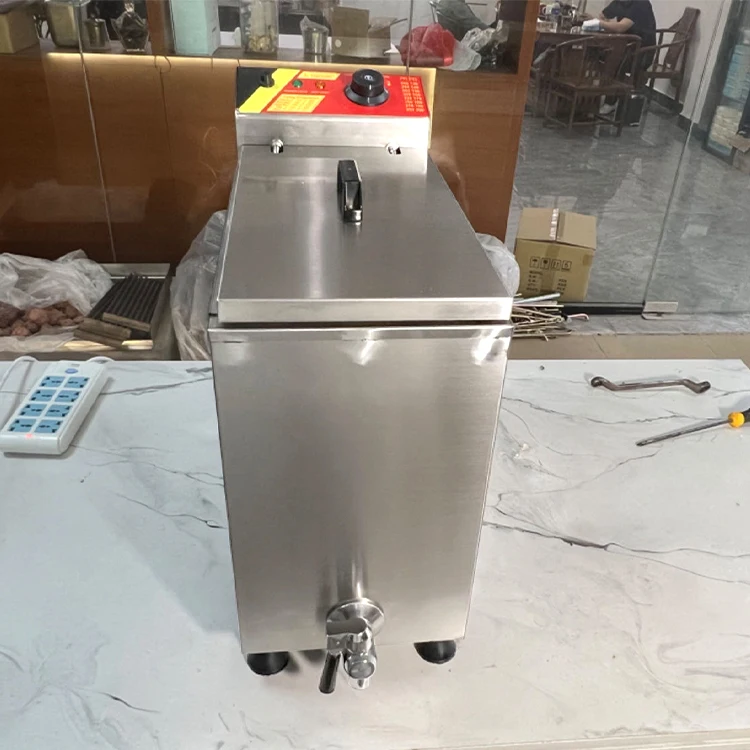 Korean Corn Dog Deep Fryer - Efficient & Durable Machine