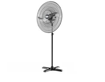 20 Inch Electric Standing Fan Powerful Two Blade Commercial Pedestal ...