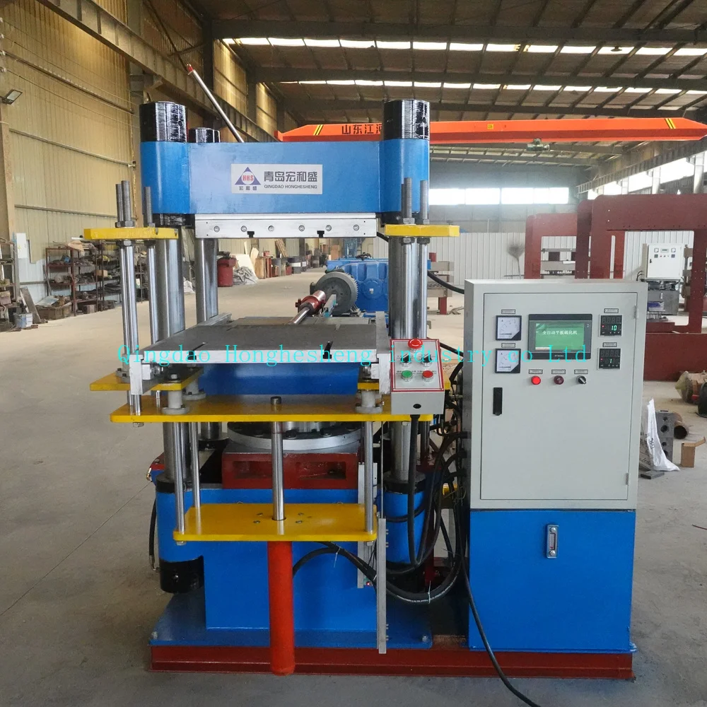 25T Cost Effective Piston Cylinder Silicone Rubber Vulcanizing Machine Lab Use Single Station ...
