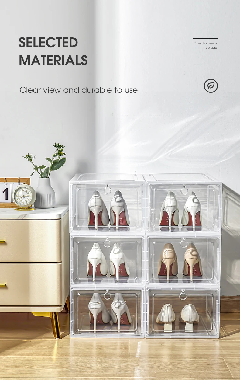 Transparent Sneaker Box - Stackable Acrylic Shoe Storage