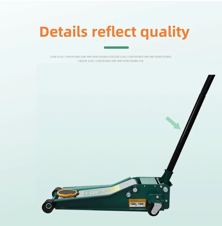 Double Pump Horizontal Hydraulic Jack 4T Ton for Lifting